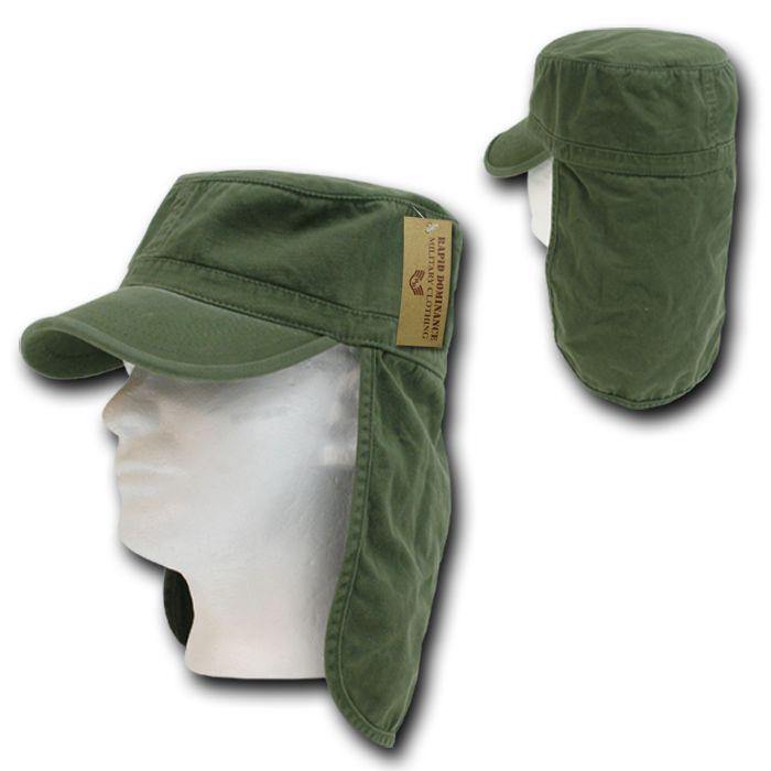 1 Dozen Bdu Foreign Legion Flap Flat Military Fishing Caps Cap Hats Wh