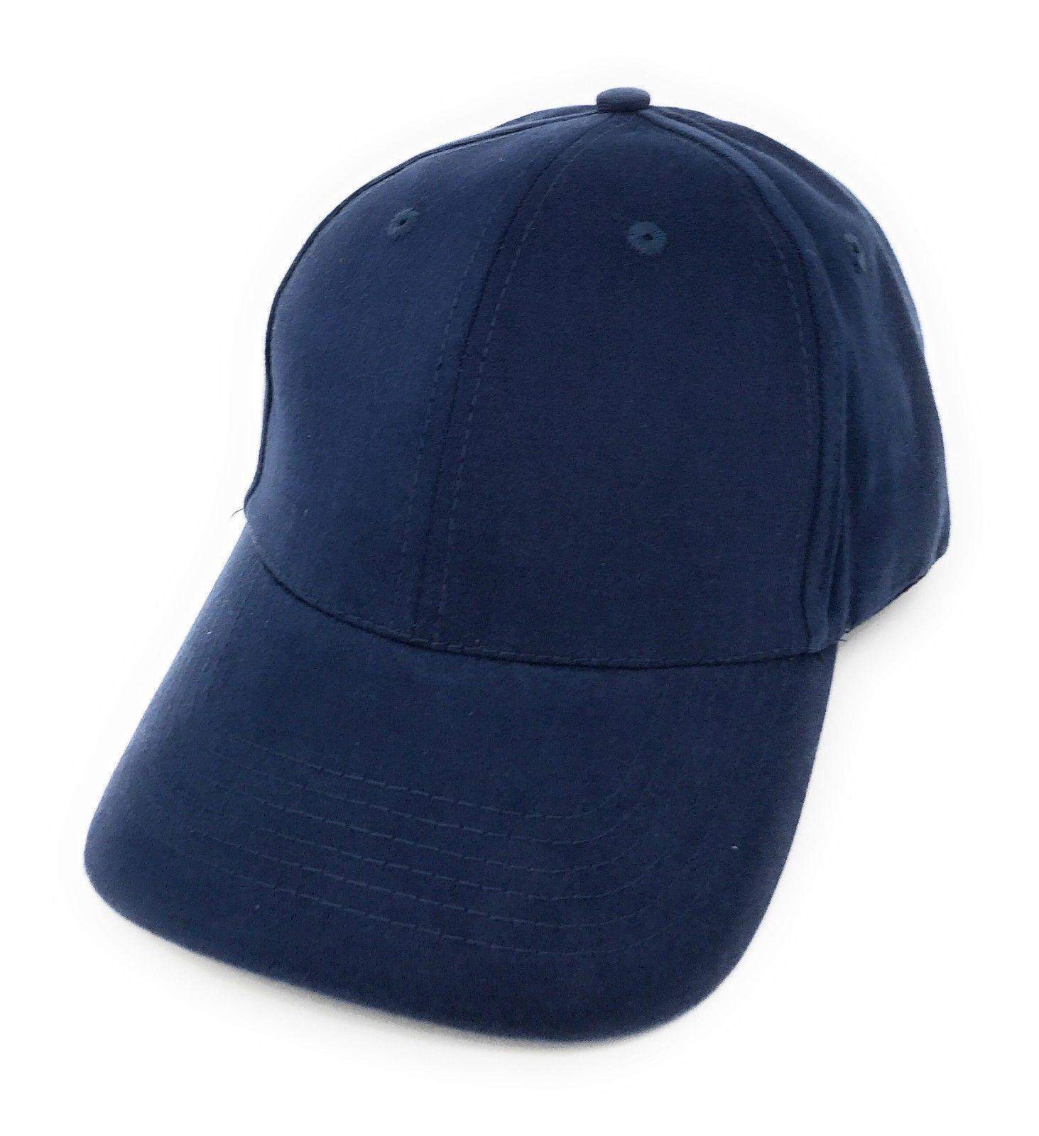 1 Dozen Fine Brushed Cotton 6 Panel Low Crown Baseball Caps Hats Whole