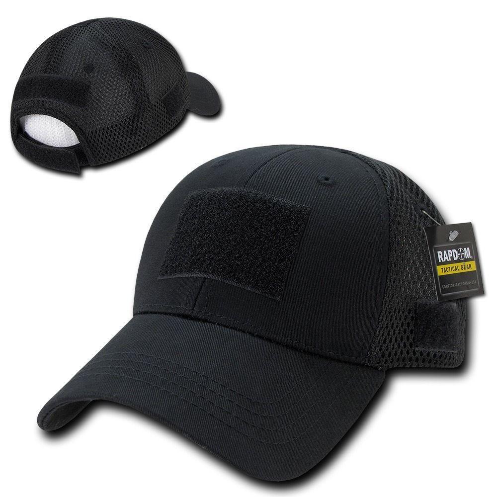 1 Dozen Mesh Constructed Military Tactical Hats Caps With Front Patch