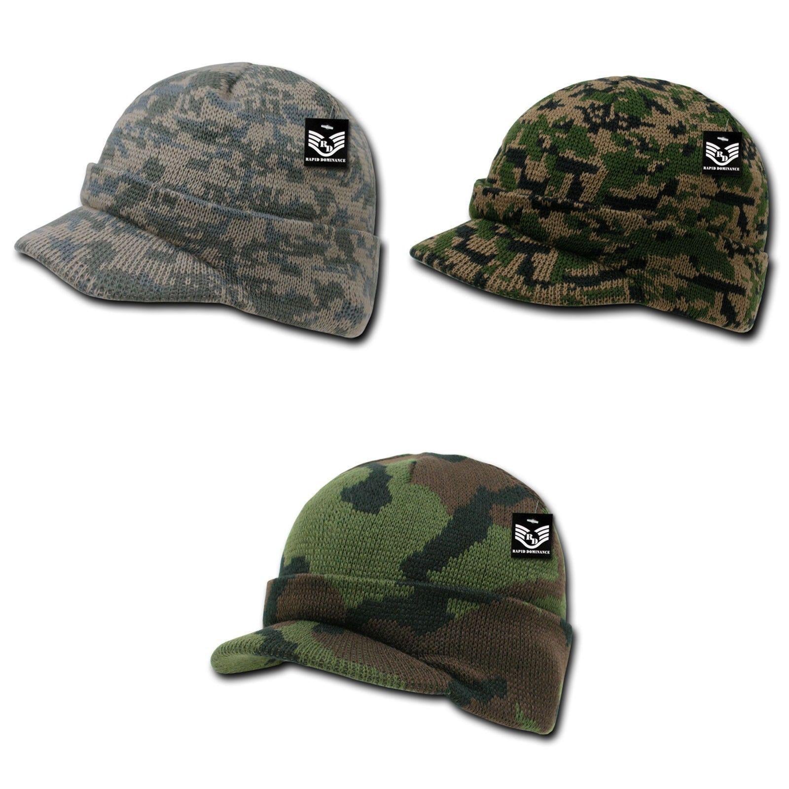 Rapid Dominance 1 Dozen Military Camouflage Beanies Gi Knit Watch Caps