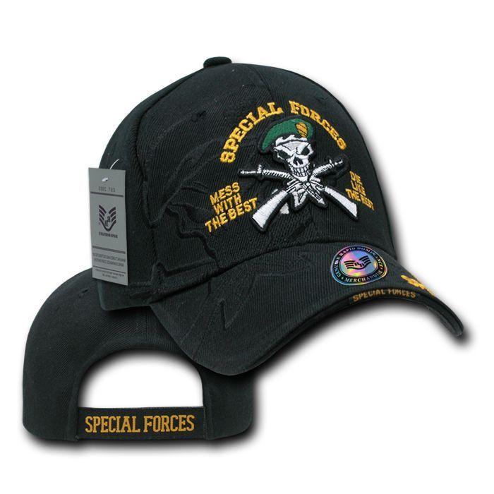 1 Dozen Special Forces Pow Veteran Military Shadow Baseball Hats Caps