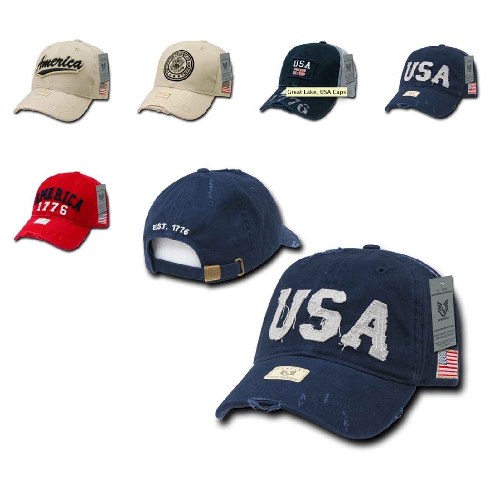 1 Dozen Rapid Dominance USA Flag Vintage America American Distressed B