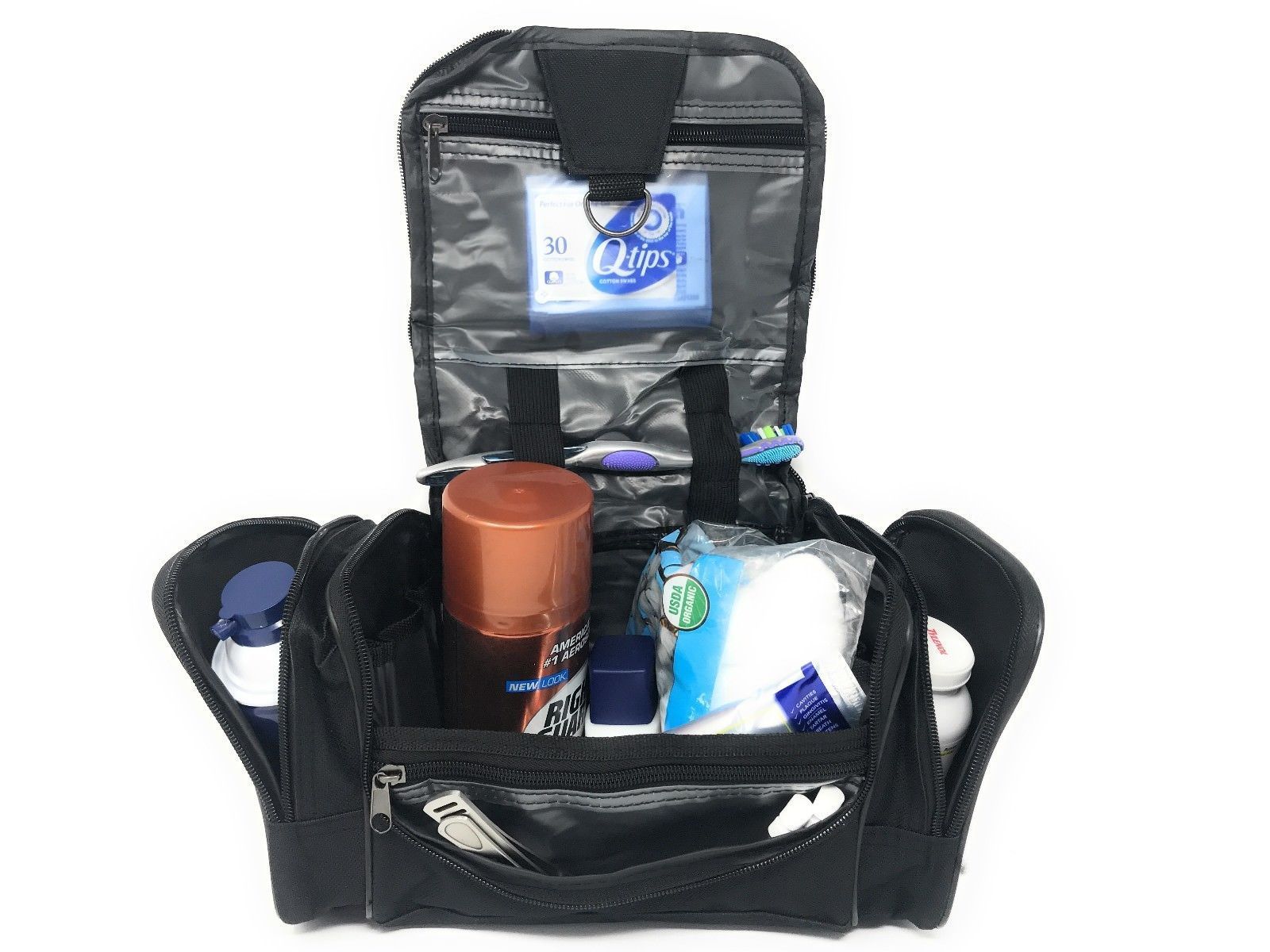 2 Pack Travel Organizer Accessory Toiletry Cosmetics Make Up Shaving K