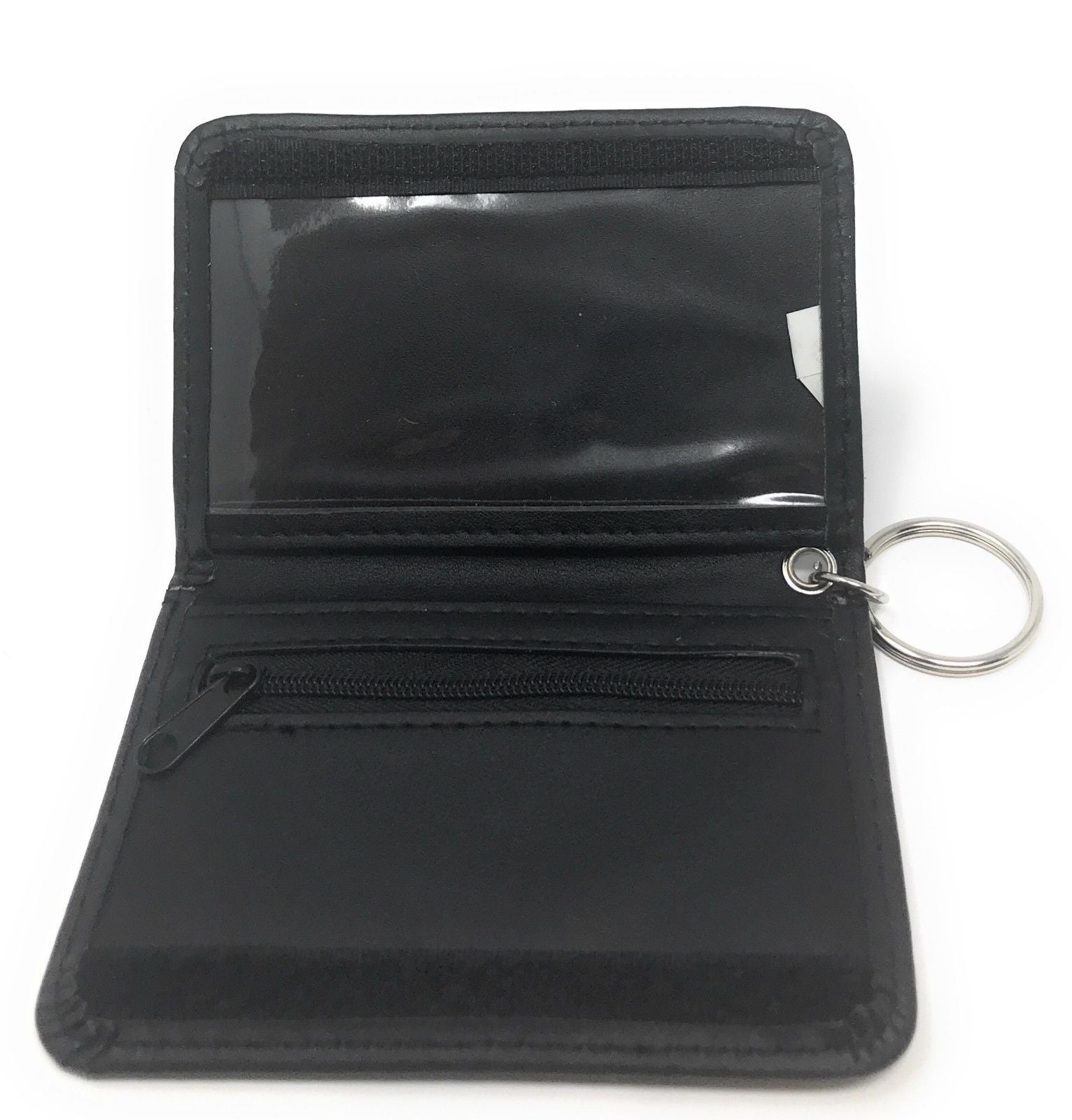 1 Dozen Slim Wallet Double ID Holder w/ Keys Ring Coin Pocket Wholesal