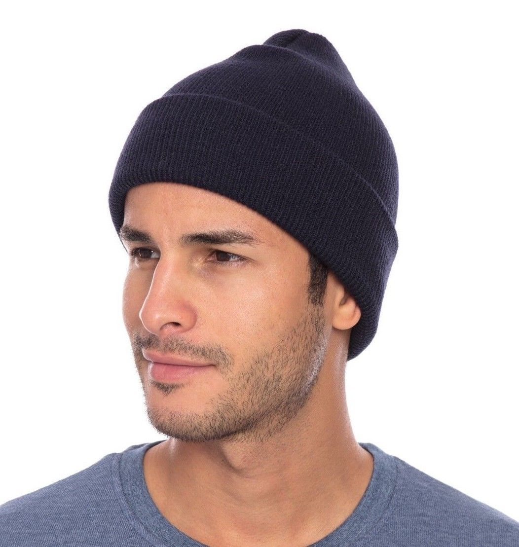 Casaba Warm Winter Beanies Hat Cap for Men Women Toboggan Cuffed Knit