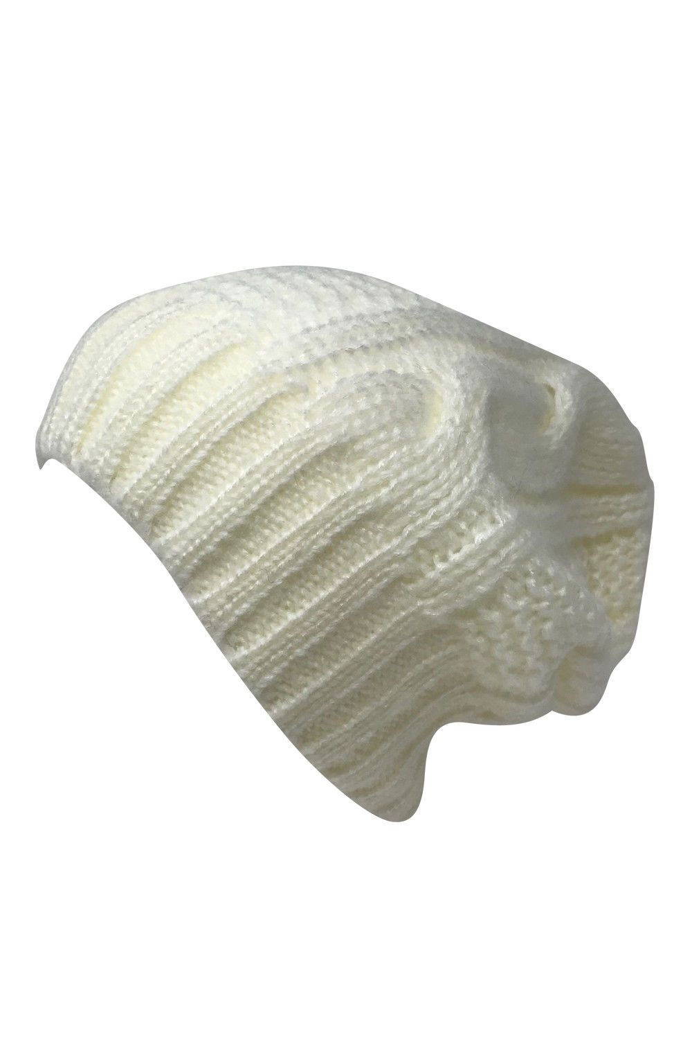 Casaba Warm Beanies Cable Knit Braided Slouch Long Hats Caps for Men W