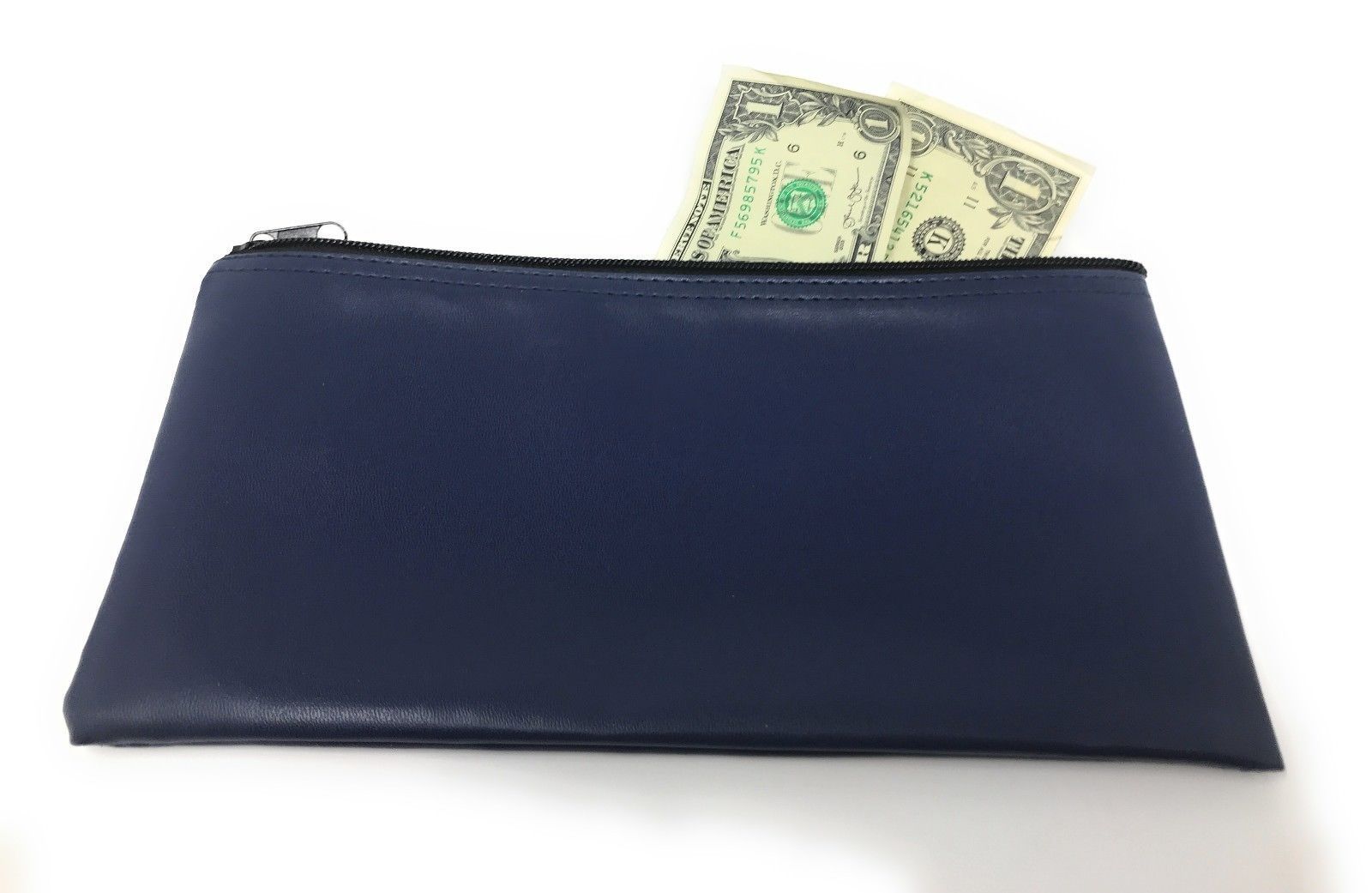 6 Zippered Bank Deposit Bag Carry Pouch Safe Money Organizer Lot Of Si