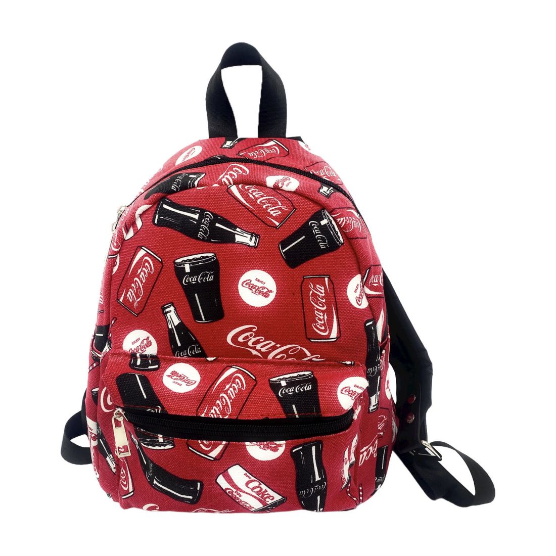 Coca Cola Mini Backpack Coke Canvas School Bags Stylish Design Book Ba