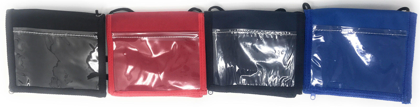 5 Conference Badges Id Card Holders Bi Fold Trade Show Wallets Wholesa