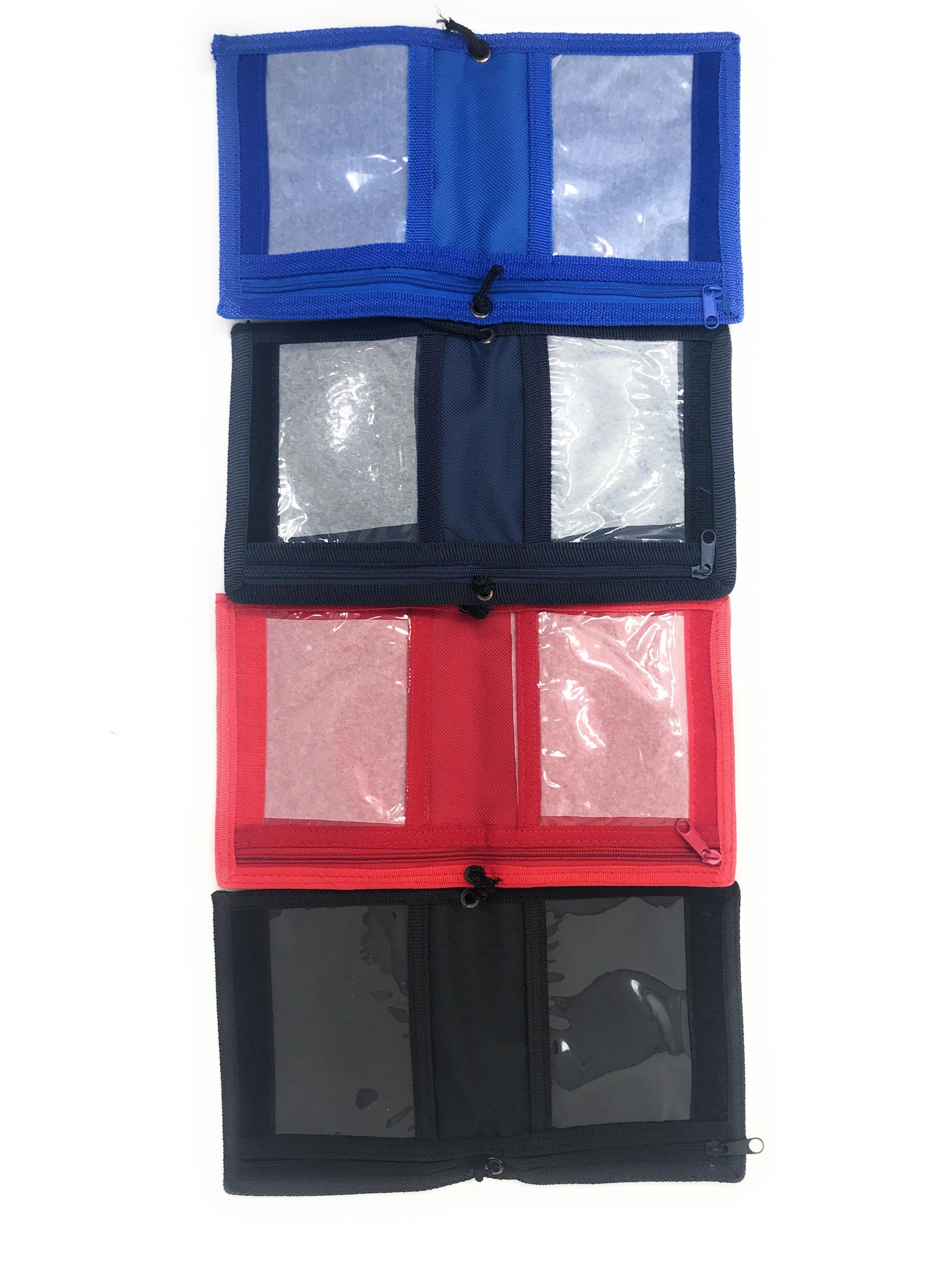 5 Conference Badges Id Card Holders Bi Fold Trade Show Wallets Wholesa