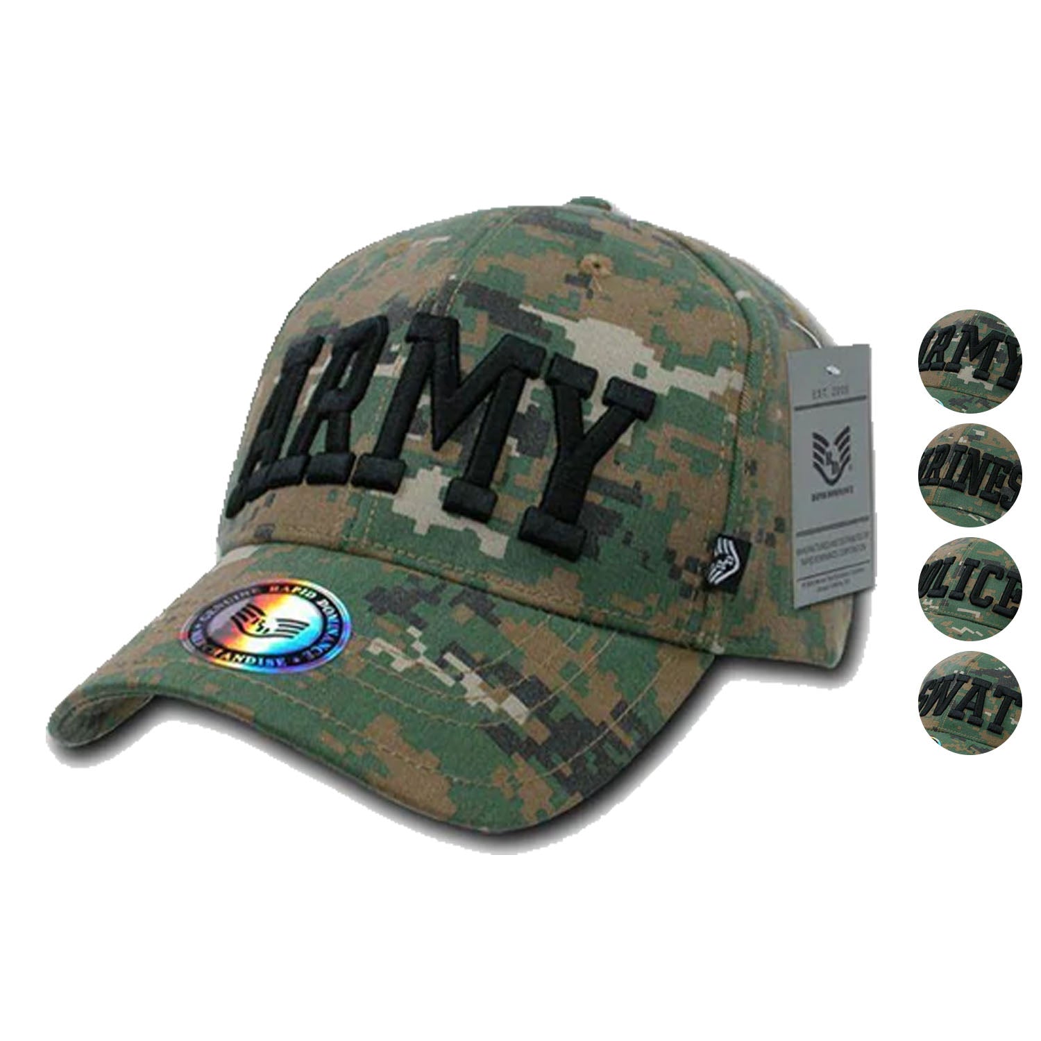 Rapid Dominance USA Military Law Enforcement Camouflage Cotton Caps Ha