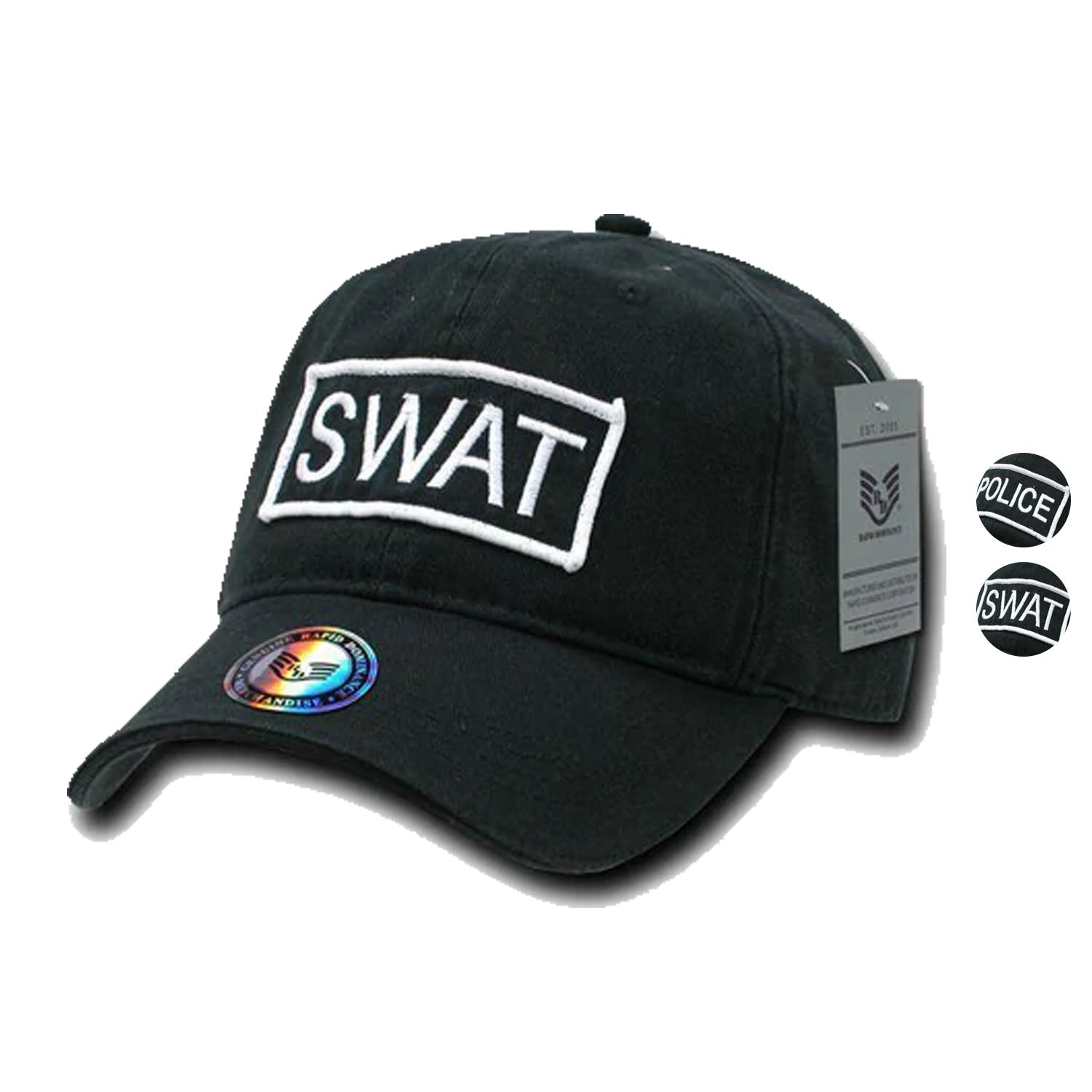 1 Dozen USA Police Swat 2 Ply Cotton Raid Caps Hats Rapid Dom Wholesal