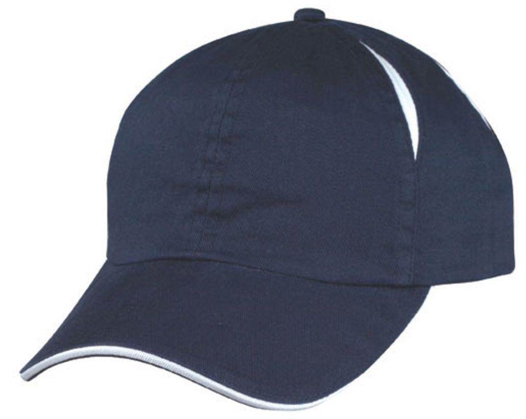 Air Vent Sandwich Two Tone Washed Cotton 6 Panel Low Crown Unstructure