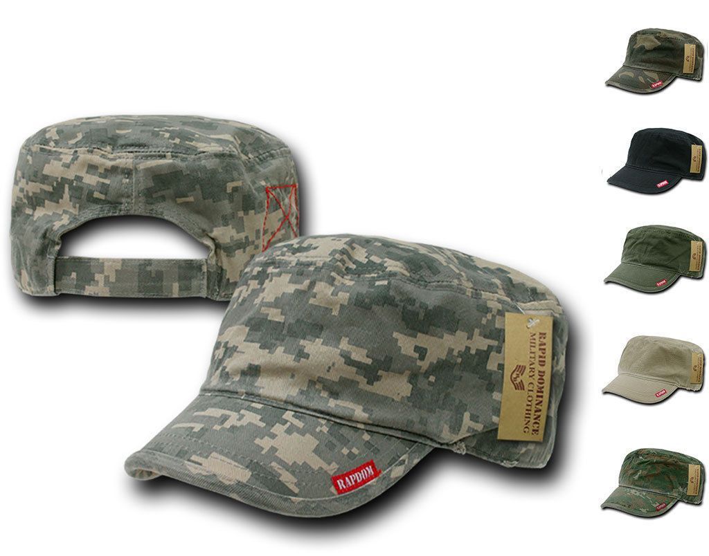 Bdu Patrol Fatigue Cadet Military Army Cotton Adjustable Camo Caps Hat