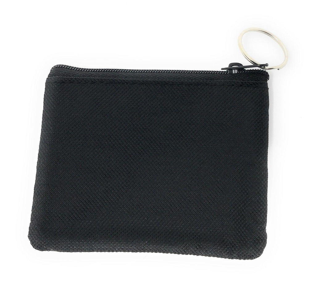 Coin Pouch Wallet Change Holder Purse With Key Chains 4 Colors Id Hold