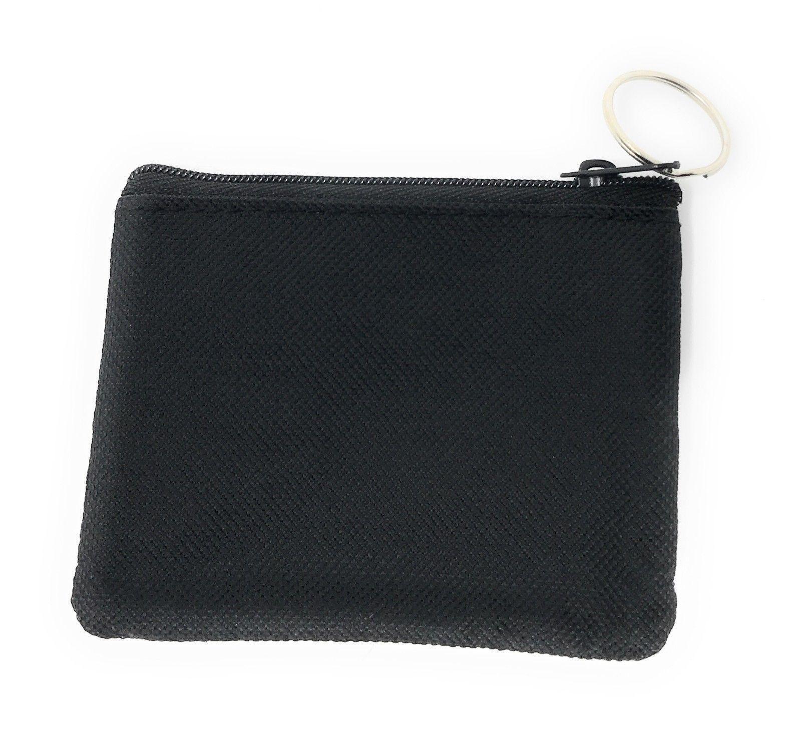 Coin Pouch Wallet Change Holder Purse With Key Chains 4 Colors Id Hold