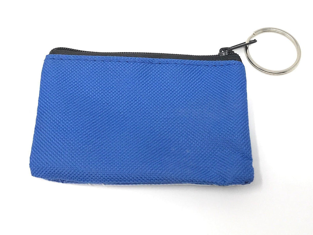 Coin Pouch Wallet Change Holder Purse With Key Chains 4 Colors Id Hold