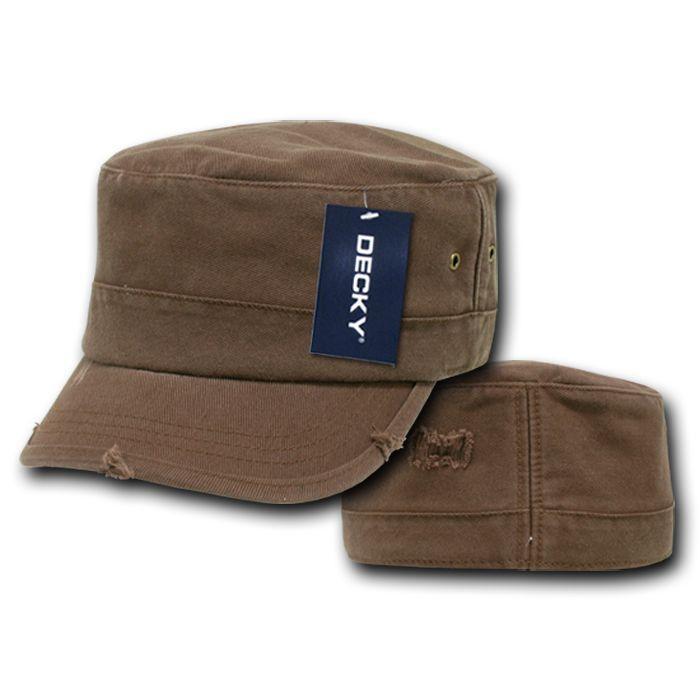 Decky Bdu G.I. US Military Patrol Cadet Army Distressed Fitted Hats Ca