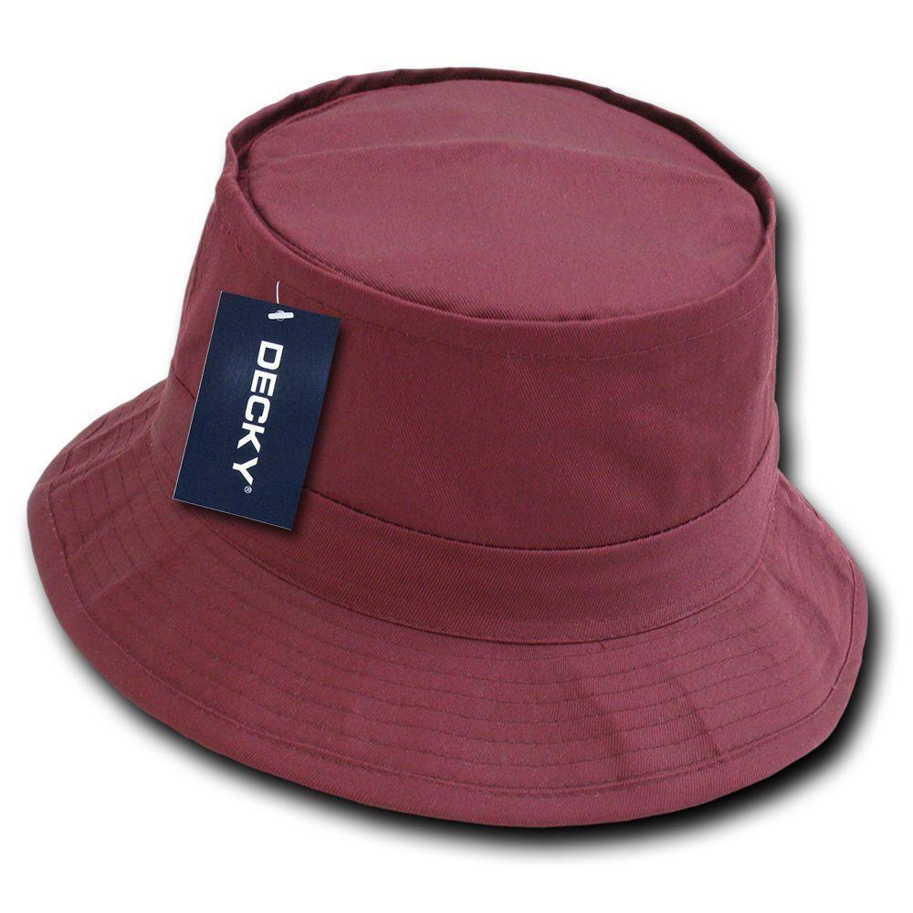 Decky Fisherman's Bucket Hats Caps Constructed Cotton Unisex