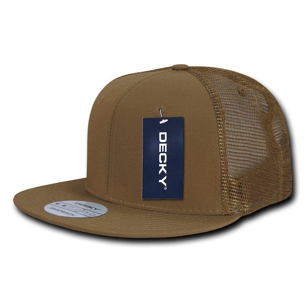 Decky Military Army Camo Acu Ripstop Flat Bill Trucker Cotton Hats Cap