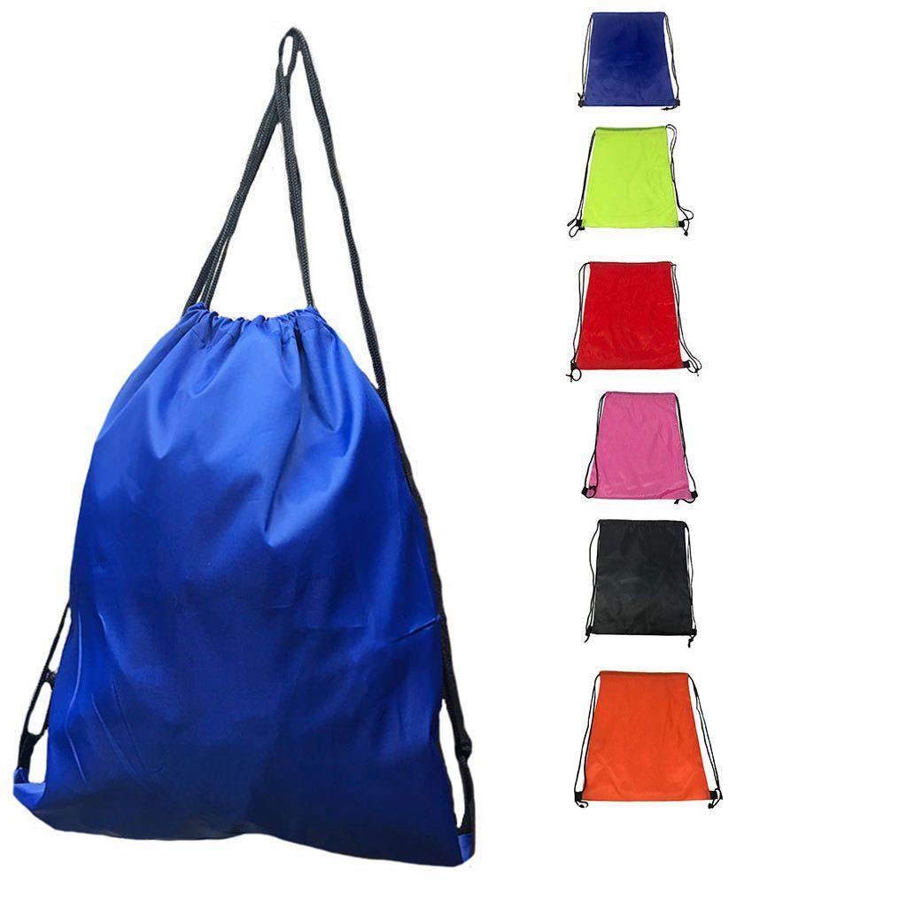 Drawstring Rucksack Sack Cinch Tote Storage Bag Sack For Gym Traveling