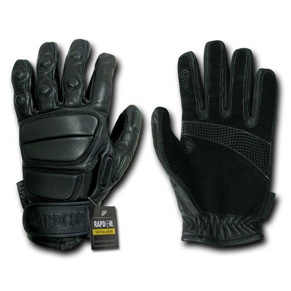 Heavy Duty Rappelling Fast Roping Suede Leather Tactical Gloves