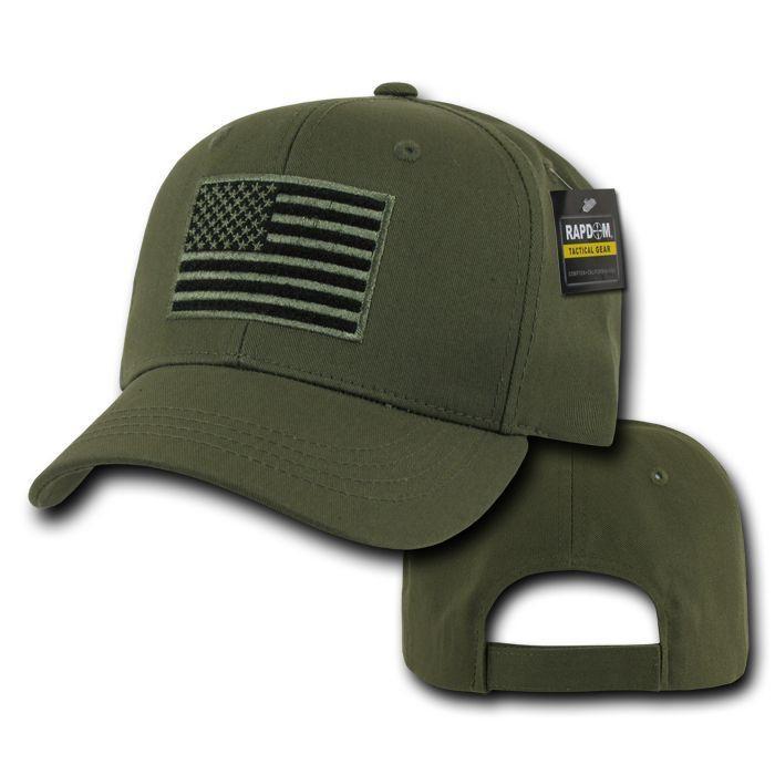 Rapdom USA American Flag Tbl Trl Tactical Operator Cotton Baseball Hat