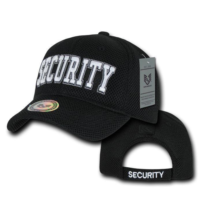 Rapid Fire Department Police Security Air Mesh Baseball Caps Hats