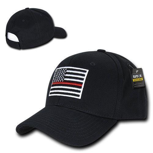 Thin Blue Red Line USA American Flag Tactical Operator Baseball Caps H