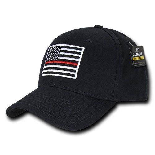 Thin Blue Red Line USA American Flag Tactical Operator Baseball Caps H
