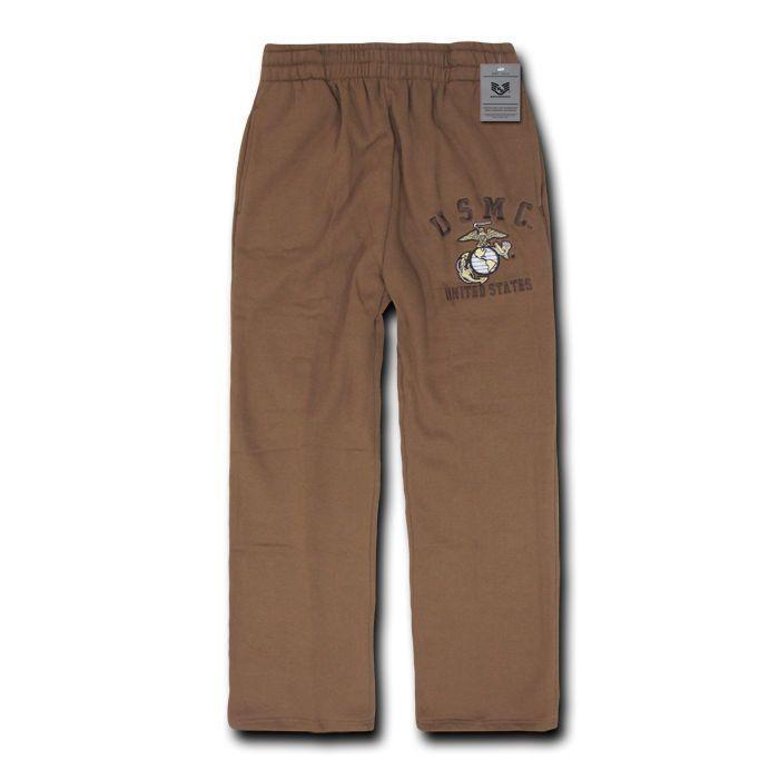 US Military Air Force Marines Navy Fleece Sweatpant Sweat Pants Joggin