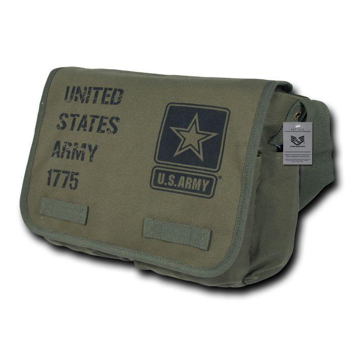 U.S. US USA Army Military Shoulder Courier Messenger Bag Bags Vintage