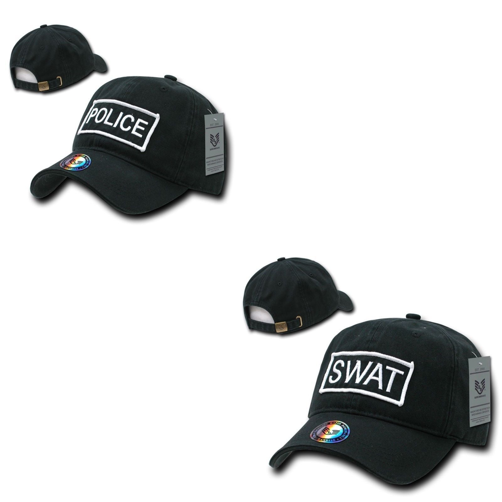 Rapid Dominance USA Police Swat Law Enforcement 2 Ply Cotton Raid Caps