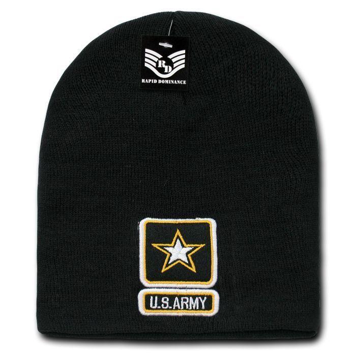 Rapid Dominance Military Logos Short Beanies Knit Cap Hats Winter