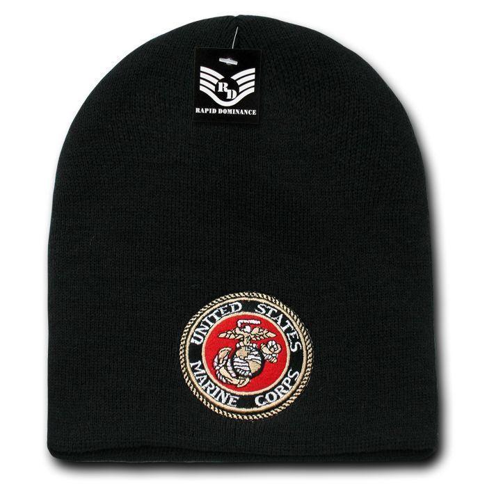 Rapid Dominance Military Logos Short Beanies Knit Cap Hats Winter
