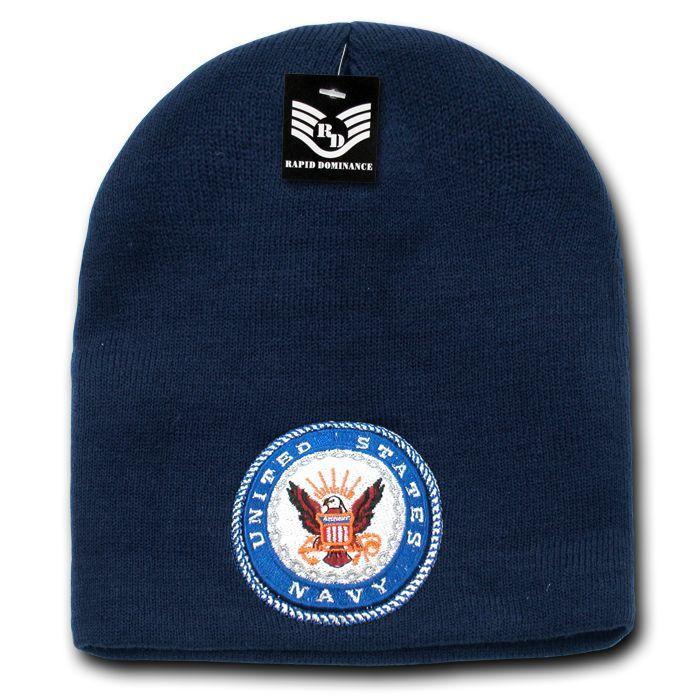 Rapid Dominance Military Logos Short Beanies Knit Cap Hats Winter