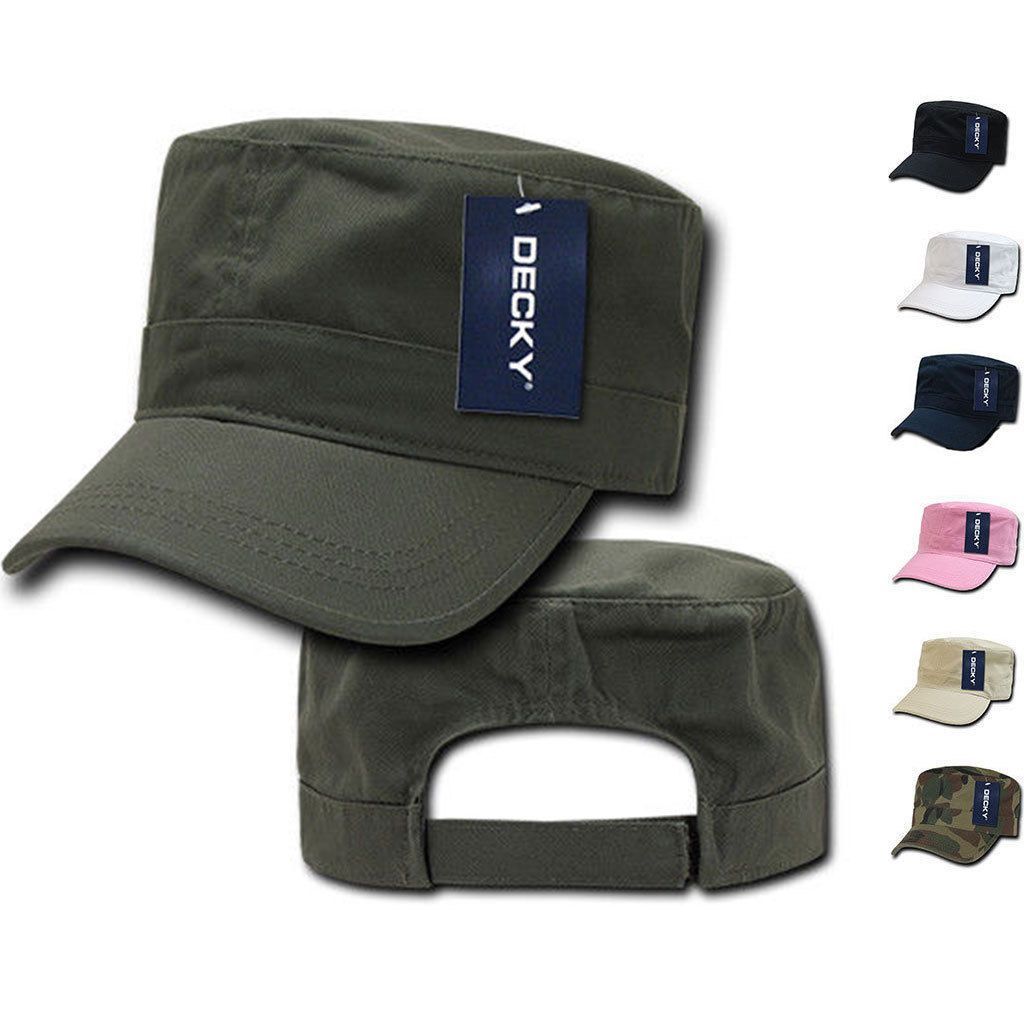 Decky Washed Gi Cotton Army Gi Military Bdu Cadet Castro Vintage Caps