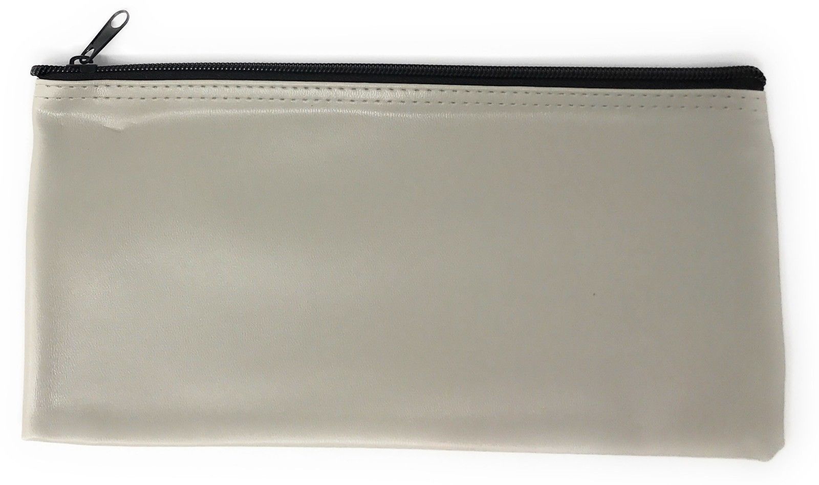 Zippered Bank Bags Deposit Carry Pouch Purse Coins Safe Money Organize